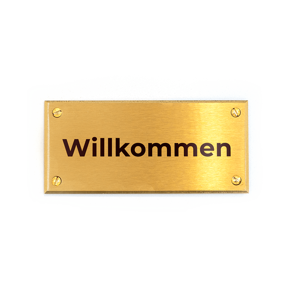 Schilder drucken oder gravieren – Selbst gestalten - Schildermaxe